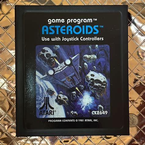 atari office atari 260 asteroids game programming journal poshmark