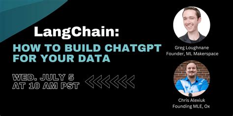 Workshop LangChain How To Build ChatGPT For Your Data