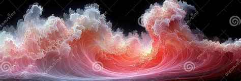 Repeating Organic Shapes Resembling Fractal Like Fluid Dynamics Blending Natural Flow And
