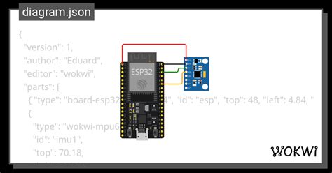 Esp32 Adafruit Mpu6050 Wokwi Esp32 Stm32 Arduino Simulator
