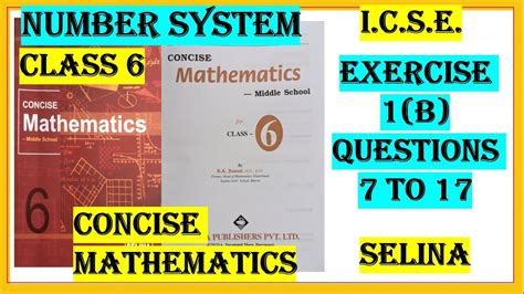Number System Exercise 1b Questions 7 To 17 Youtube