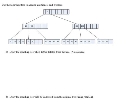 Solved Use The Following B Tree To Answer Questions 1 And 2