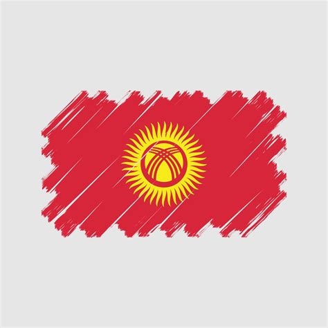 Kyrgyzstan Flag Vector National Flag 11510332 Vector Art At Vecteezy