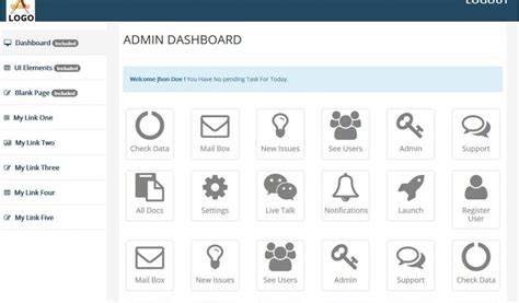 Html Template For Admin Panel 90 Best Free Bootstrap 4 Admin Dashboard