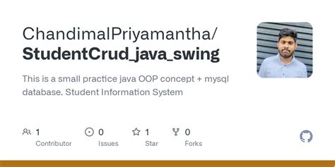 GitHub ChandimalPriyamantha StudentCrud Java Swing This Is A Small Practice Java OOP Concept