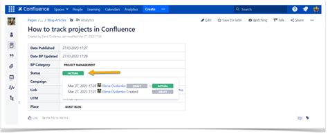 Confluence Status Reporting Tutorial Stiltsoft