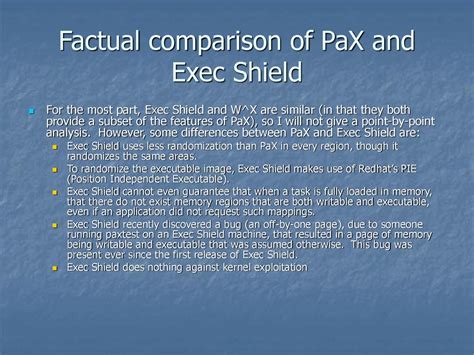 pax the guaranteed end of arbitrary code execution ppt download