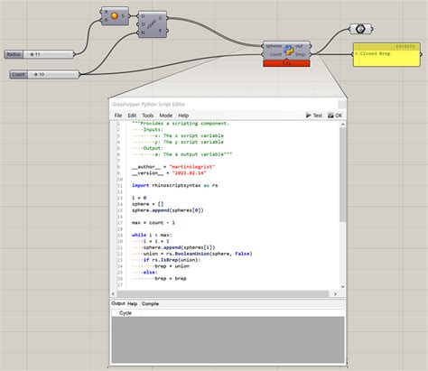 Boolean Union Loop Grasshopper Developer McNeel Forum