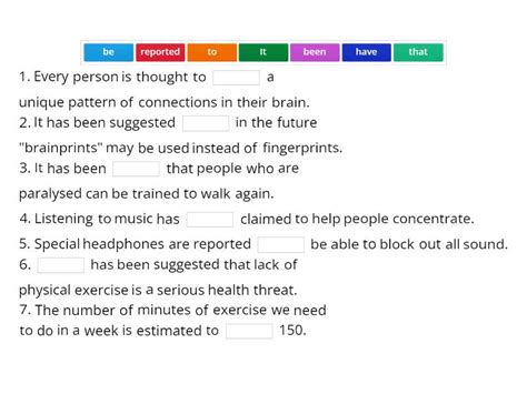 Passive Reporting Structures Missing Word