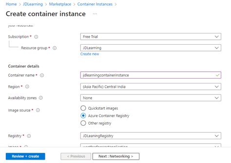 Deploy And Run Net Core 7 Web Api On Azure Container Registry And Container Instance