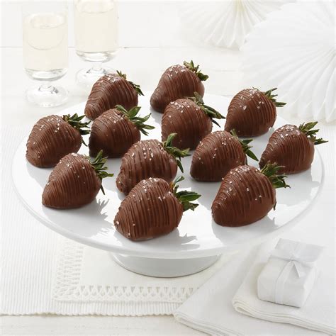 Sea Salt Caramel Belgian Chocolate Strawberries Mrs Fields Mrs Fields