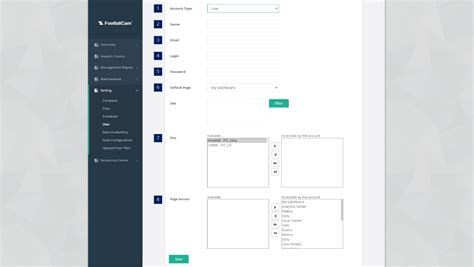 chapter 5 setting up users footfallcam