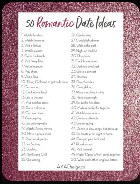 30 Cute Date Ideas For A Romantic Evening