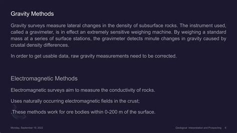 Geophysical And Geochemical Methods Pptx