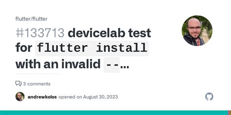 devicelab test for `flutter install` with an invalid ` flavor` cannot