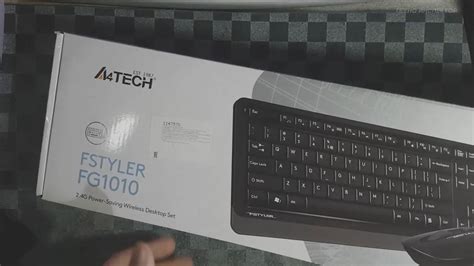 Распаковка и обзор A4tech Fstyler Fg1010 клавиатуры мыши Youtube