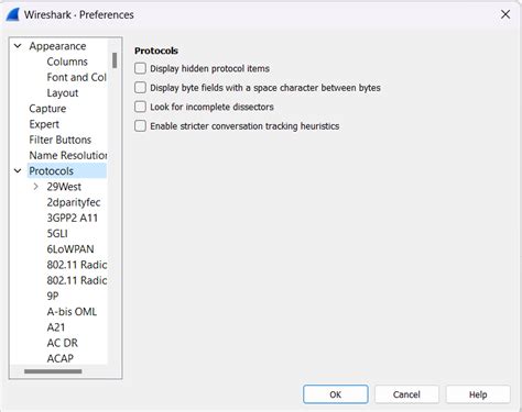 User Dlts Protocol Table In Wireshark Geeksforgeeks