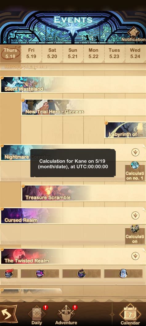 Event Tab Optimized Better To Show The Result Calculation Timings Rafkarena