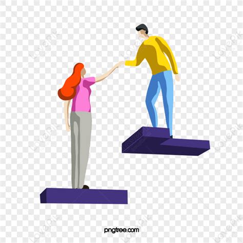 만화 손으로 그린 팀웍 악수 일러스트 그림팀워크푸른 Png 일러스트 무료 다운로드 Lovepik