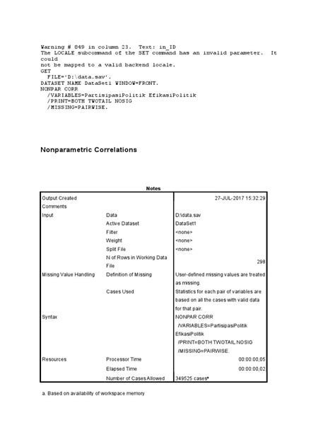 Koef Spearman Brown Pdf Spearmans Rank Correlation Coefficient