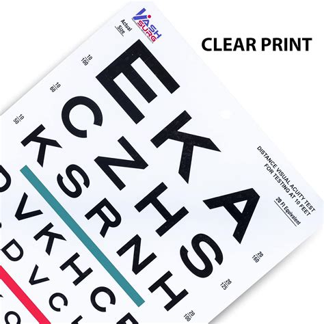 Graham Field Illuminated Snellen Eye Chart Distance OFF