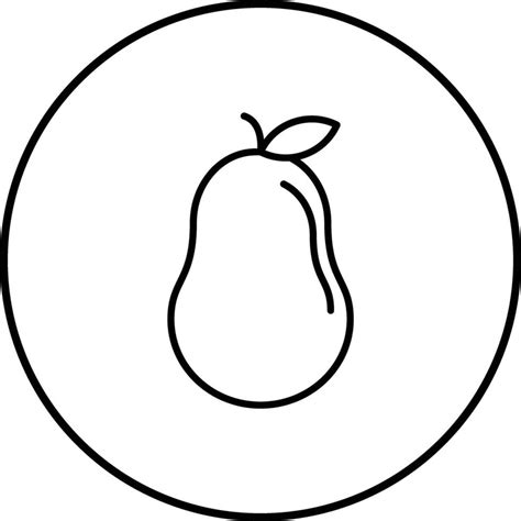Pear Vector Icon 32223120 Vector Art At Vecteezy