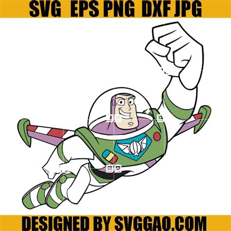Buzz Lightyear Toy Story Svg Disney Buzz Lightyear Svg
