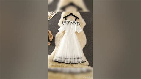 ලස්සනම ලස්සන සුදු ගවුම් මෝස්තර හොයන අයට මෙන්න ලස්සන ගවුම් ඩ්සයින් 🔥 Ytshort Shortsfeed Shorts