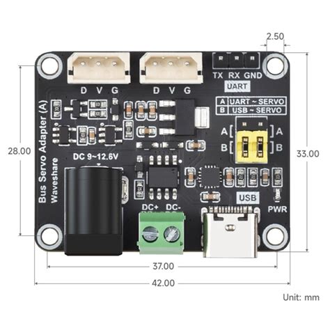 Serial Bus Servo Driver Adapter A USB UART Bastelgarage Electronics Online Store