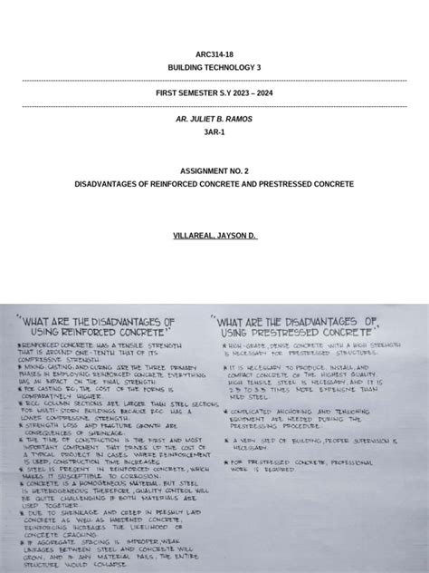 3ar 1 Assignment No2 Villareal Jayson Pdf