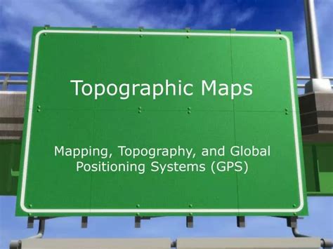 PPT Topographic Mapping Activity Explore Earth S Terrain PowerPoint Presentation ID 4362583
