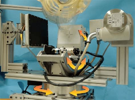 Photograph Of The Prototype Dual Modality Dedicated Breast Imaging
