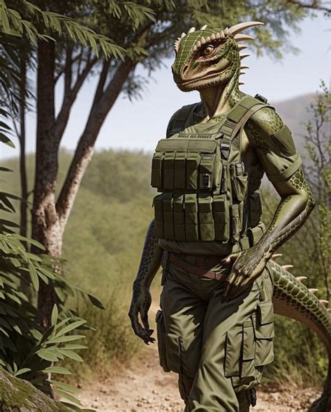 Anthro Argonian Solo Female Image Created By Tensor Art