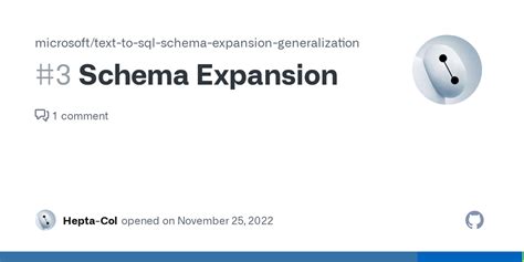 Schema Expansion · Issue 3 · Microsofttext To Sql Schema Expansion