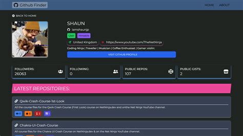 GitHub Belikenoone Github User Finder Inspired From Brad Traversy This Projext Searches For