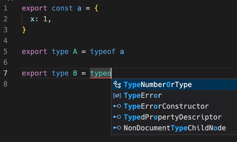 TypeScript Cannot Auto Complete Keyword Typeof Issue Microsoft TypeScript GitHub