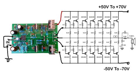 How To Make 1000w Amplifier Using Ic Tl071 As Driver At Home Circuit Artofit