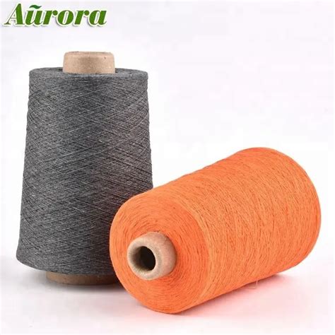 Regenerated Cotton Polyester Open End Yarn T Shirt Circular Knitting