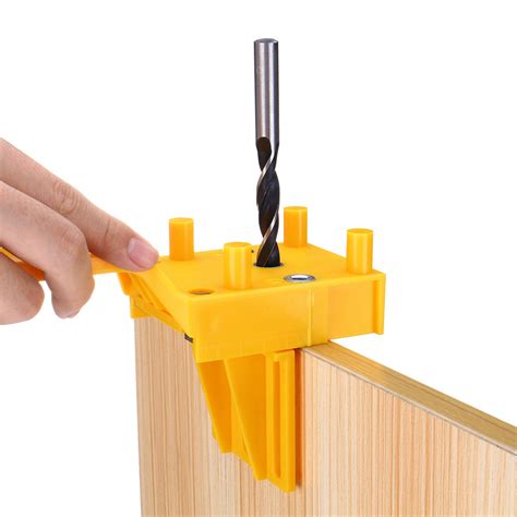 Woodworking Dowel Jig Set Drill Guide With Dirll Bit Pocket Hole Jig Electronic Pro