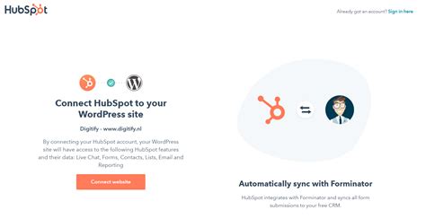 How To Integrate The Hubspot Crm Wordpress Plugin With Your Wordpress Website Digitify