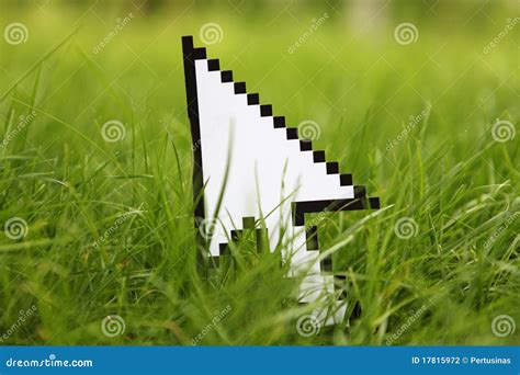 Mouse Cursor On LCD RGB Matrix Royalty Free Stock Image CartoonDealer Com 35461756