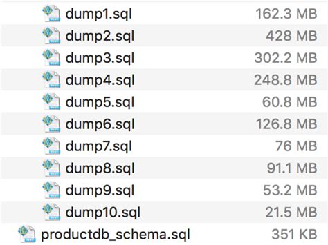 Mysql What Dump File Options Or Mariadb Setting Is Slowing Down The