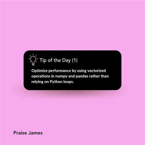 Why Should You Use Vectorized Operations In Python Praise James