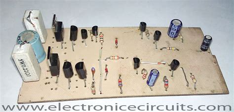 Class AB Transistor Power Amplifier Circuit Diagram Electronic Circuits