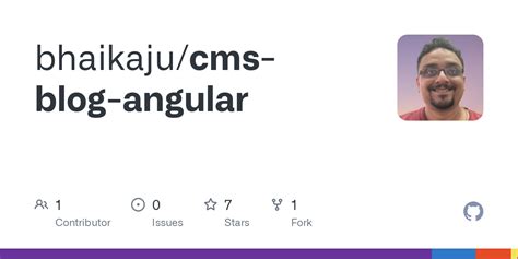 Github Bhaikajucms Blog Angular