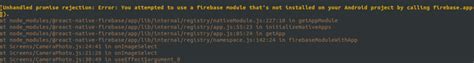 Firebase Error In Rn Expo Rreactnative