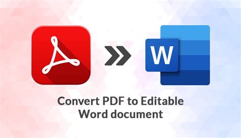 How To Convert PDF To Editable Word Document