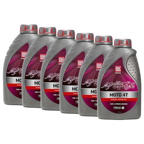 Motoröl Öl LUKOIL MOTO 4T 56315161 20W-50 6 X 1 Liter im MVH Shop, 36,99