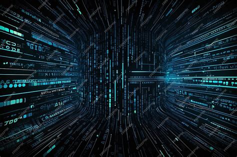 Premium Photo Binary Code Background Digital Abstract Technology Background Cyber Abstract