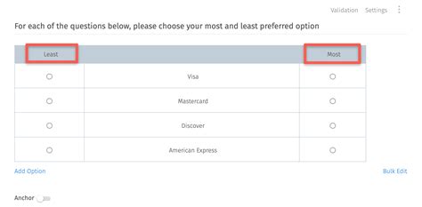 Maximum Difference Scaling Max Diff Questionpro Help Document
